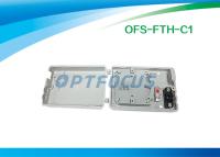 China Desktop Optical Fiber Termination Box 6 Core Splice Tray 12 Pigtail Ø16mm for sale