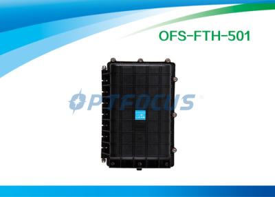 China Optical Fiber Aerial Splice Enclosure 6 Port Horizontal 24 Cores for sale