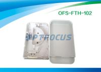 China Small LightWeight 2 Holes Cable Terminal Box Indoor FTTH Customer Φ7 Φ14 for sale
