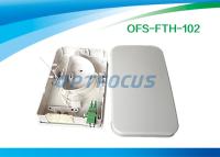 China Small LightWeight 2 Holes Cable Terminal Box Indoor FTTH Customer Φ7 Φ14 for sale