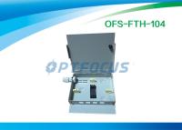 China 4 Core 2 Holes FTTH Termination Box 0.4 kg Wall Mount Cable Diameter Φ5-Φ10 for sale