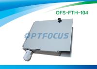 China 4 Core 2 Holes FTTH Termination Box 0.4 kg Wall Mount Cable Diameter Φ5-Φ10 for sale