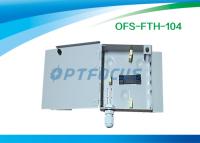 China 4 Core 2 Holes FTTH Termination Box 0.4 kg Wall Mount Cable Diameter Φ5-Φ10 for sale
