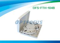 China Small Wall Mount Fiber Termination Box 4 Core Lightweight 225×125×40 mm for sale