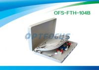 China Small Wall Mount Fiber Termination Box 4 Core Lightweight 225×125×40 mm for sale