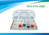 China Small Wall Mount Fiber Termination Box 4 Core Lightweight 225×125×40 mm for sale