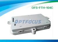 China Wall Mount Fiber Termination Box 4 Core FTTH Small SC / FC / LC Connecter for sale