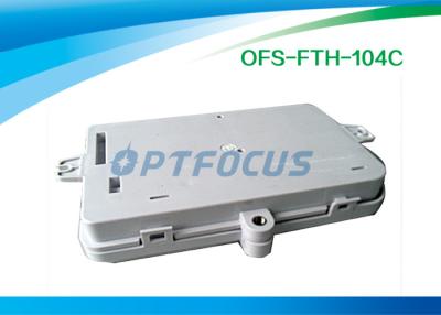 China Wall Mount Fiber Termination Box 4 Core FTTH Small SC / FC / LC Connecter for sale