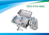 China Wall Mount Fiber Termination Box 4 Core FTTH Small SC / FC / LC Connecter for sale