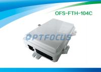 China Wall Mount Fiber Termination Box 4 Core FTTH Small SC / FC / LC Connecter for sale