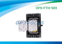China Max 96 Cores Fiber Optic Splice Closure 8 Port Horizontal Glue Seal 7300g-9600g for sale