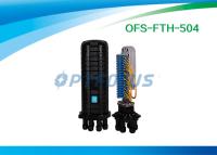 China Outdoor 96 Cores Fiber Optic Enclosure 490x220 mm Pole Mounting 6 Port for sale