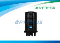 China 96 cores PC FTTH PLC Splice Closure 7 Port Shrinkable Seal Waterproof for sale