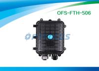 China 24 Core Fiber Optic Splice Closure 280x200x90mm 2 Cable Ports FTTH for sale