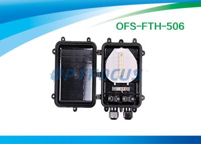 China 24 Core Fiber Optic Splice Closure 280x200x90mm 2 Cable Ports FTTH for sale