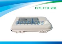 China ROHS Small Fiber Optic Terminal Box 3 Cable Ports 8 SC Adaptors Pole Mounting for sale