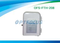 China ROHS Small Fiber Optic Terminal Box 3 Cable Ports 8 SC Adaptors Pole Mounting for sale