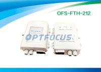 China 12mm Fibre Optic Termination Box 1x8 PLC Splitter SC Adapter IP67 FTTH CATV Network for sale