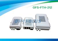 China 12mm Fibre Optic Termination Box 1x8 PLC Splitter SC Adapter IP67 FTTH CATV Network for sale