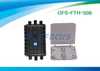 China 72 Cores Fiber Optic Splice Closure Wall Mount 6 Port Mechanical Seal 490x252x127mm for sale