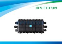 China 32 Cores Outdoor Fiber Optic Splice Closure 6 Port 490x252x192 mm Black for sale
