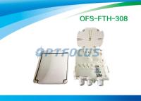 China IP 65 Optical Passive Fiber Termination Box FTTH 16 SC Adapter 1:8 PLC Splitter Indoor Plastic Boxes for sale