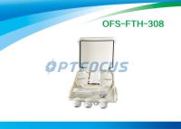 China IP 65 Optical Passive Fiber Termination Box FTTH 16 SC Adapter 1:8 PLC Splitter Indoor Plastic Boxes for sale