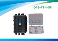 China PC Optical Fiber Splicing Enclosure Mechanical Seal Joint Box 6 Port 144 Core for sale