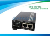 China 10 / 100 / 1000M Half Duplex rj45 Switch Fiber Optic Cat. 5 UTP cable without module for sale