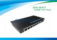 China 8 Port Fiber Optic Switch 1310nm 20km SC Single Mode 10/100Mbps Industrial Ethernet Switch for sale