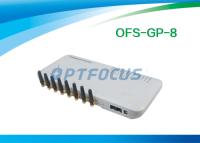 China 8 Channel GSM VoIP Gateway SIP GP4 12Vdc 2000mA Quad Band Cellular Gateway for sale