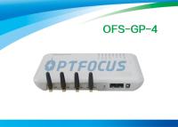 China Two Port 4 Channel VoIP GSM Gateway 10/100 Base-T Ethernet SIP SIM Card 1 Year Warranty for sale