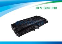 China Plastic Fiber Optic Splice Closure 8 Port Horizontal 12 Fibers IP68 for sale