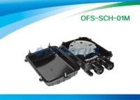 China Handhold Fiber Optic Splice Closure 96 Cores 1 Inlet 1 Outlet IP68 for sale