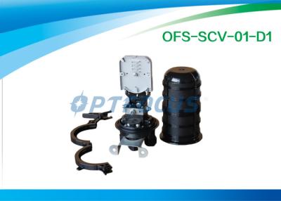 China PC Fiber Wall Mount Enclosure 4 Core Black Mechanical Seal 1200g-1500g for sale