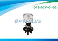 China 12 Fiber 4 Port Dome Fiber Optic Splice Closure 288x178mm Mechanical Seal for sale