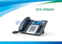 China OPTFOCUS OFS-IPR004 6 Line Dual Screen Gigabit WiFi SIP VoIP Phone with HD Voice and PoE for sale