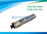 China OPTFOCUS 1.25G Bi-Di SFP Optical Transceiver 20km SC Simplex Telecom Module for sale