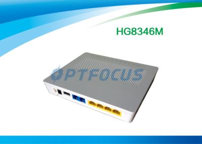 China 4 Ethernet Ports GPON EPON ONU FTTH FTTO 2 Voice  WIFI USB High Performance for sale