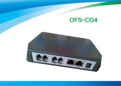 China RJ45 2 Port GSM VoIP Gateway 2FXS 2FXO SIP PSTN Failover Busy Tone Detection for sale