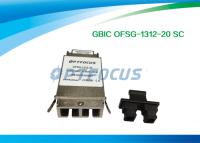 China Duplex Single Mode SFP Optical Transceiver 1.25G GBIC - LX Optical Transceiver Module 1310nm 20KM SC for sale
