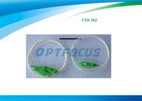 China 1x2 FBT Fiber Optic Splitter 1m Lead Length 1310nm 1550nm Dual Window Coupler for sale