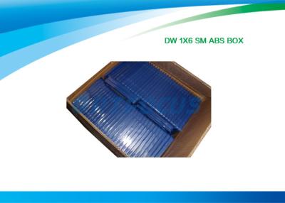 China SM DW FBT 1x4 Fiber Optic Splitter 1310nm 1550nm ABS Box ±40nm Bandwidth for sale