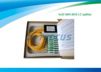 China 1310nm 1550nm 1x32 FBT Fiber Optic Splitter ABS SM DWDM CATV Distribution for sale