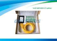 China 1310nm 1550nm 1x32 FBT Fiber Optic Splitter ABS SM DWDM CATV Distribution for sale