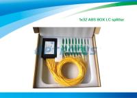 China 1310nm 1550nm 1x32 FBT Fiber Optic Splitter ABS SM DWDM CATV Distribution for sale