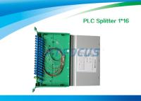 China 1x16 PLC Fiber Optic Splitter 1260-1650nm Low Insertion Loss 19 Inch Rack Mount for sale