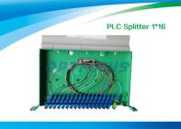 China 1x16 PLC Fiber Optic Splitter 1260-1650nm Low Insertion Loss 19 Inch Rack Mount for sale