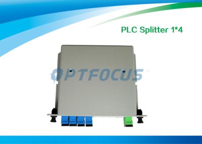 China 1x16 PLC Fiber Optic Splitter 19 Rack 1260-1650nm Low PDL for PON Networks for sale