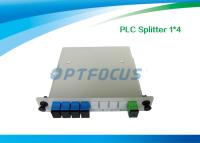 China 1x16 PLC Fiber Optic Splitter 19 Rack 1260-1650nm Low PDL for PON Networks for sale